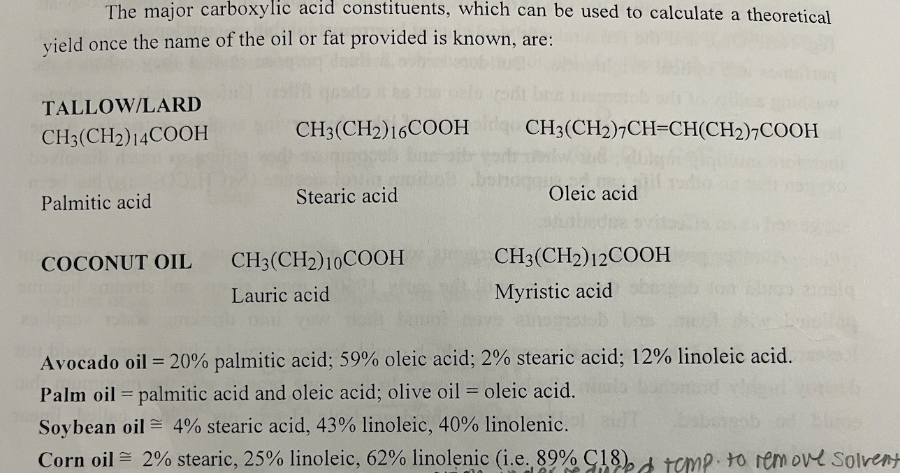 Solved Calculate theoretical yield using the main carboxylic | Chegg.com