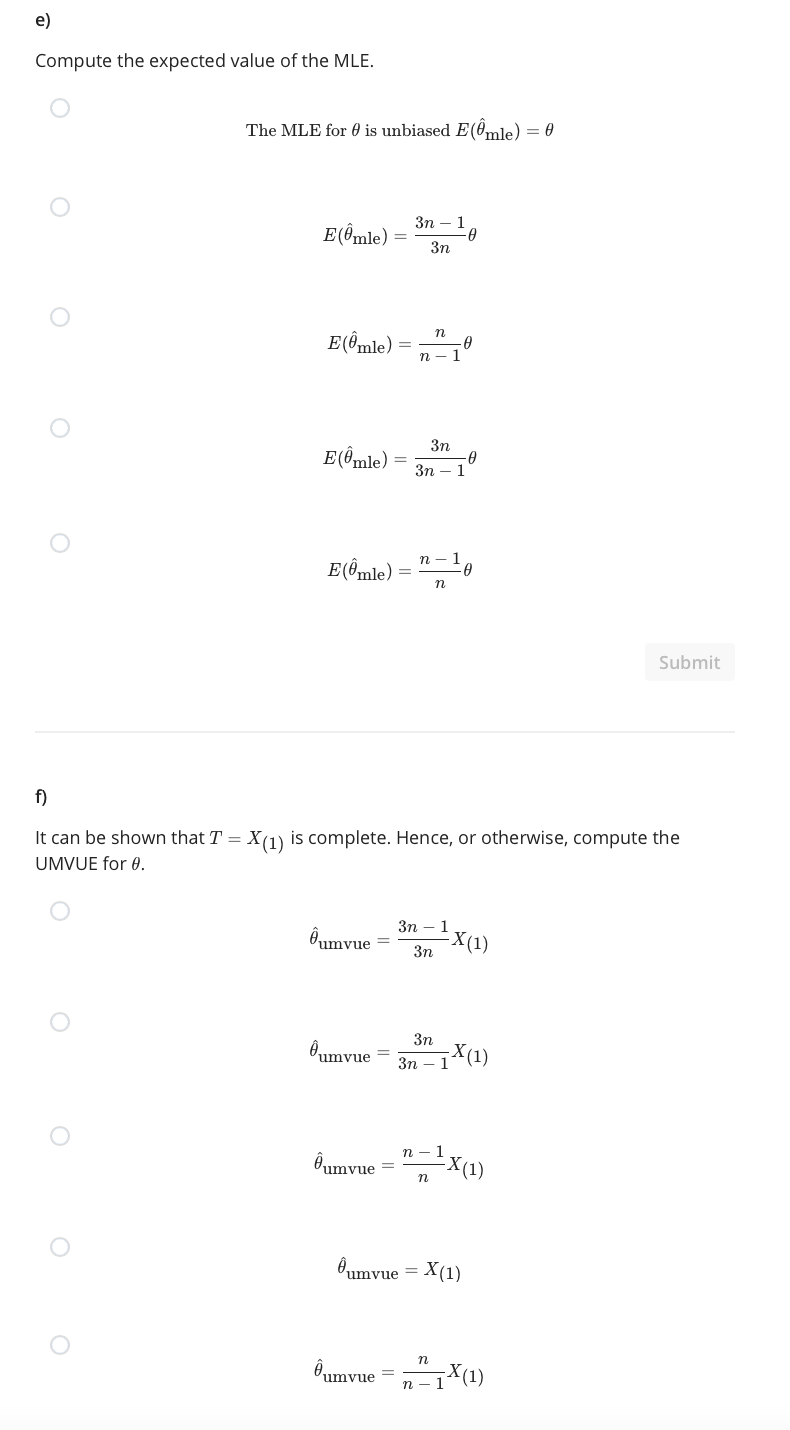 Solved Question Three Let X = (X1, X2, ..., Xn) be | Chegg.com