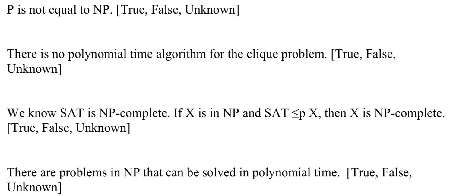 Solved NPC Algorithms problem For each question: First | Chegg.com
