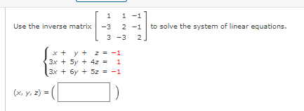 Solved Find all the minors and cofactors of the matrix. | Chegg.com