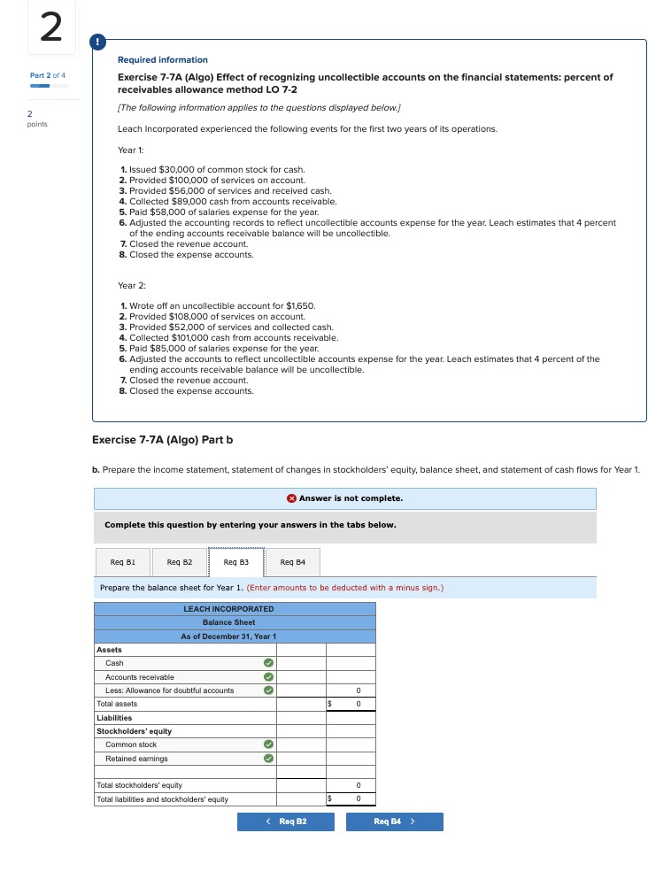 Solved Required information Exercise 7-7A (Algo) Effect of | Chegg.com