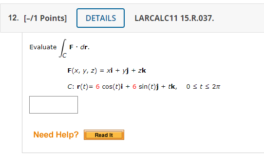 [Solved]: ( int_{C} mathbf{F} cdot d mathbf{r} . )