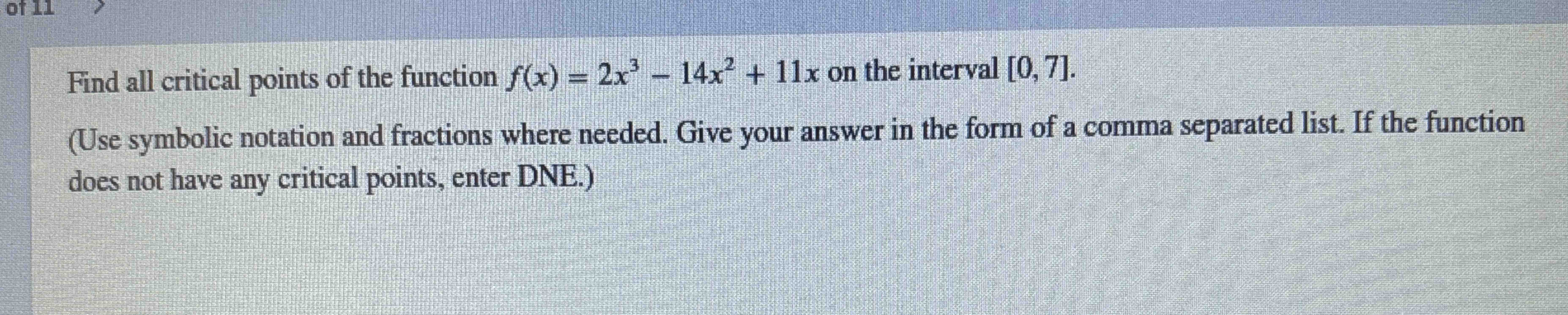 Solved Find all critical points of the function | Chegg.com