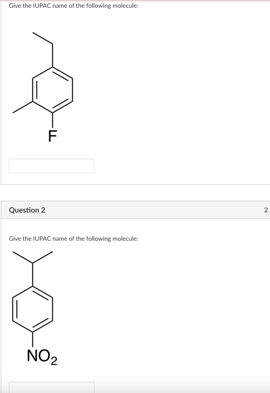 Solved Give the IUPAC name of the following molecule: | Chegg.com