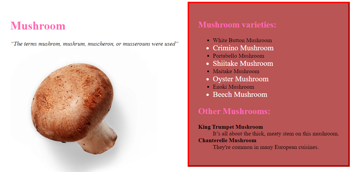 Solved Write suitable HTML and CSS codes for showing this | Chegg.com