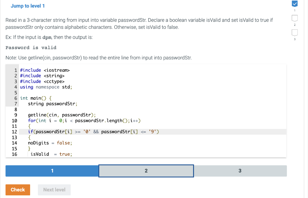 Solved C PleaseRead In A 3 character String From Input Chegg