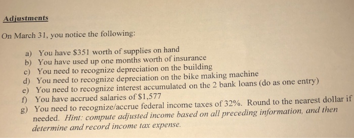 Fix journal entries with a line through it professor | Chegg.com