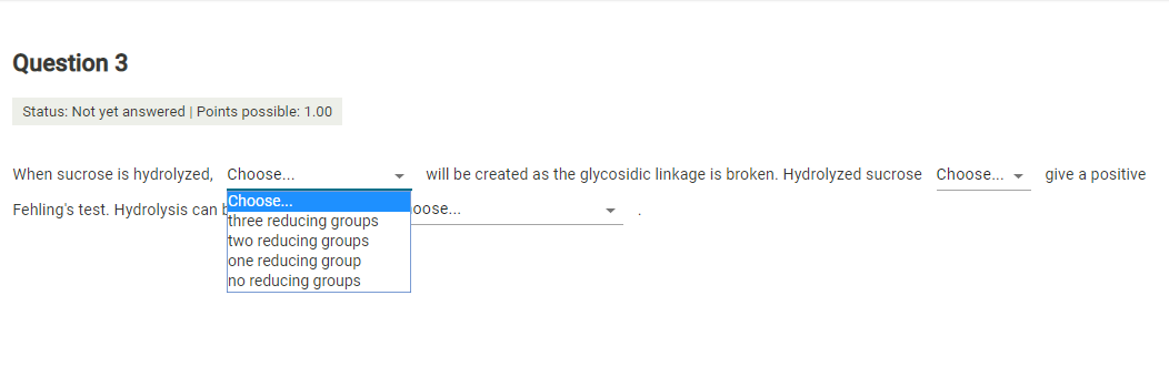 Solved Question 3 Status: Not yet answered Points possible: | Chegg.com