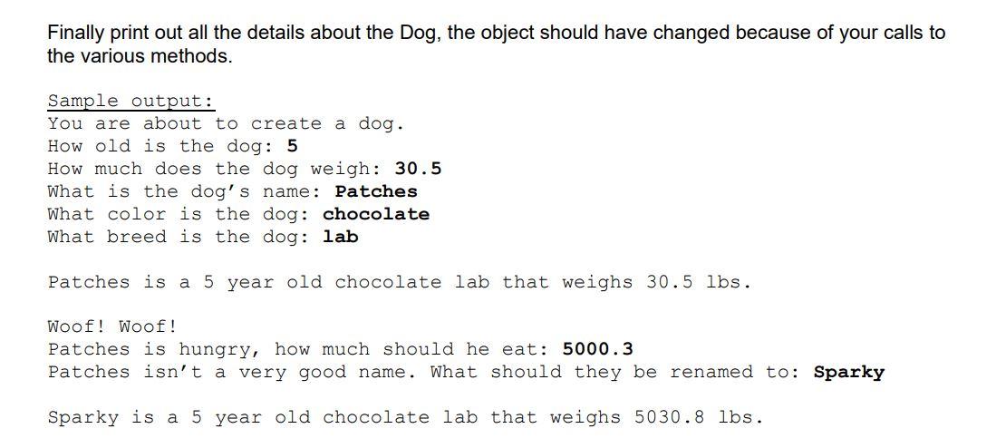 Solved Lab12B: My dog can do tricks For this lab we once | Chegg.com