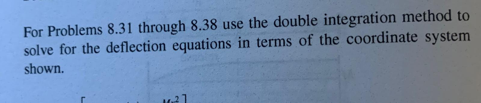 Solved For Problems 8.31 through 8.38 use the double | Chegg.com