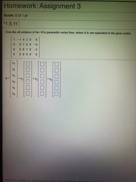 Solved Homework Assignment 3 Score 0 Of 1 Pt 1 5 11