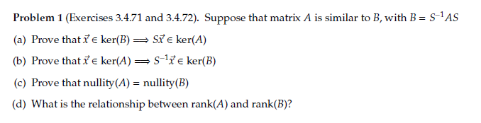 Solved Problem 1 (Exercises 3.4.71 and 3.4.72). Suppose that | Chegg.com