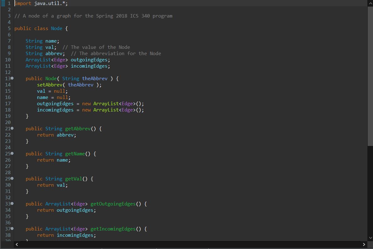 ICS 340 Programming Project, Deliverable A | Chegg.com