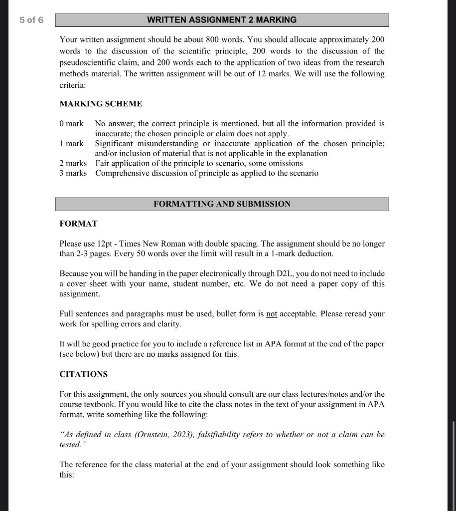Solved WRITTEN ASSIGNMENT \#2 The purpose of the second | Chegg.com