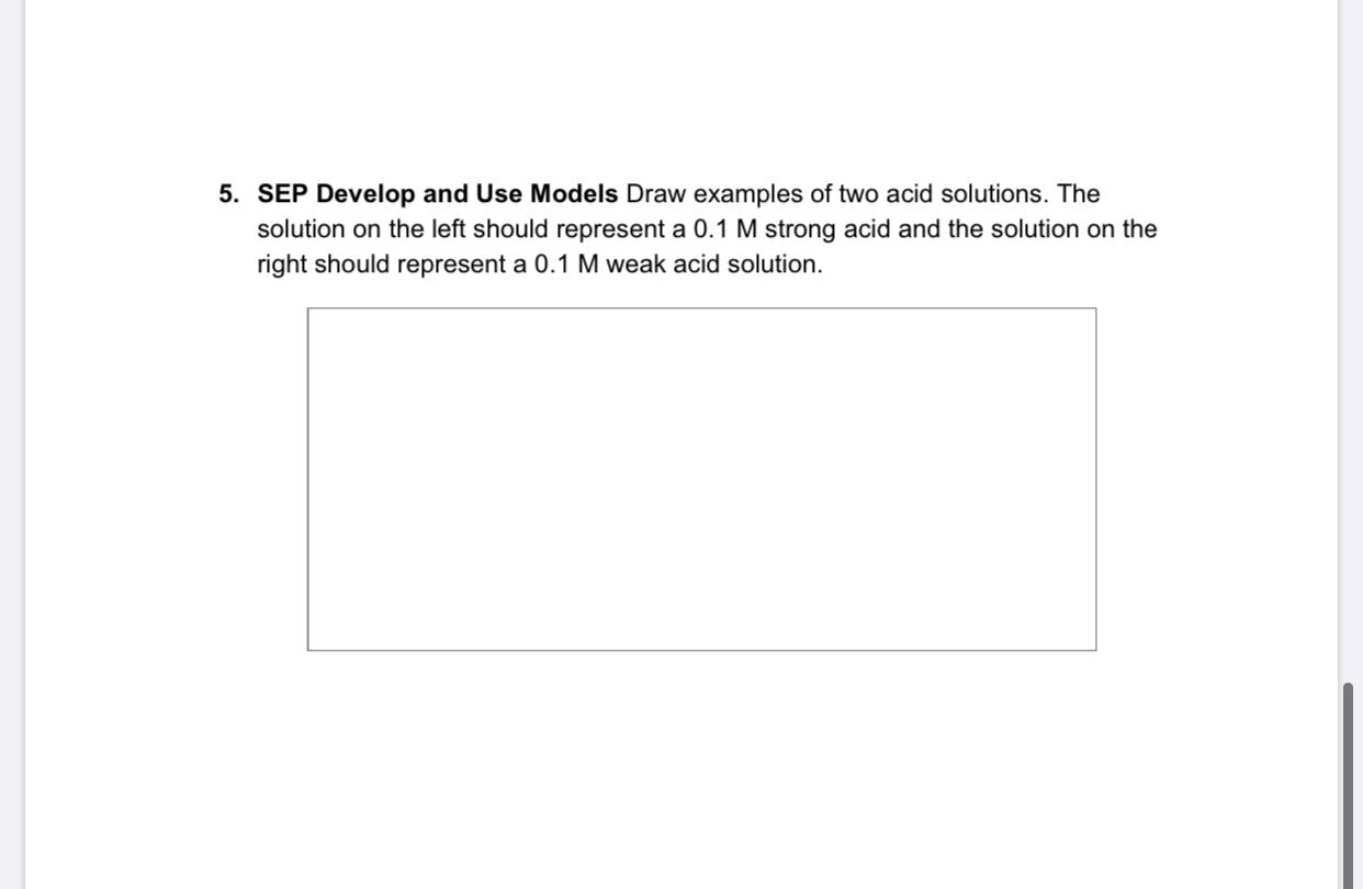 Solved 5. SEP Develop and Use Models Draw examples of two | Chegg.com