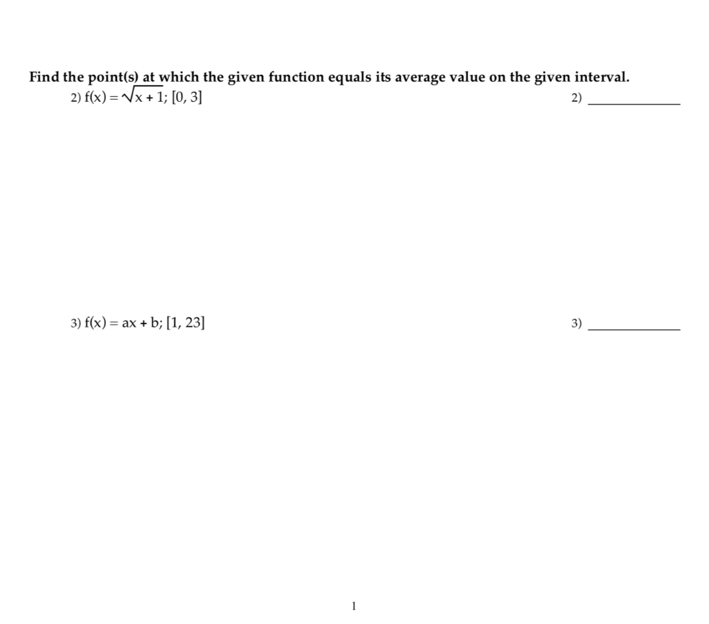 Solved Find the point(s) at which the given function equals | Chegg.com