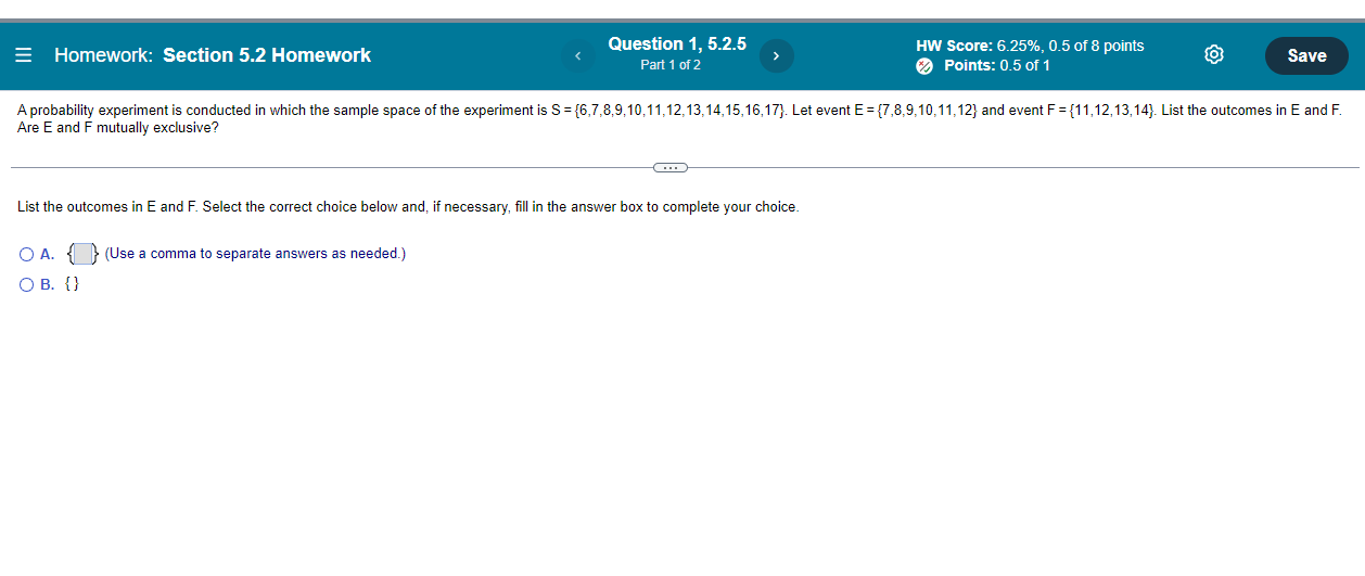 Solved Homework Section 5 2 Homework Question 1 5 2 5 Part