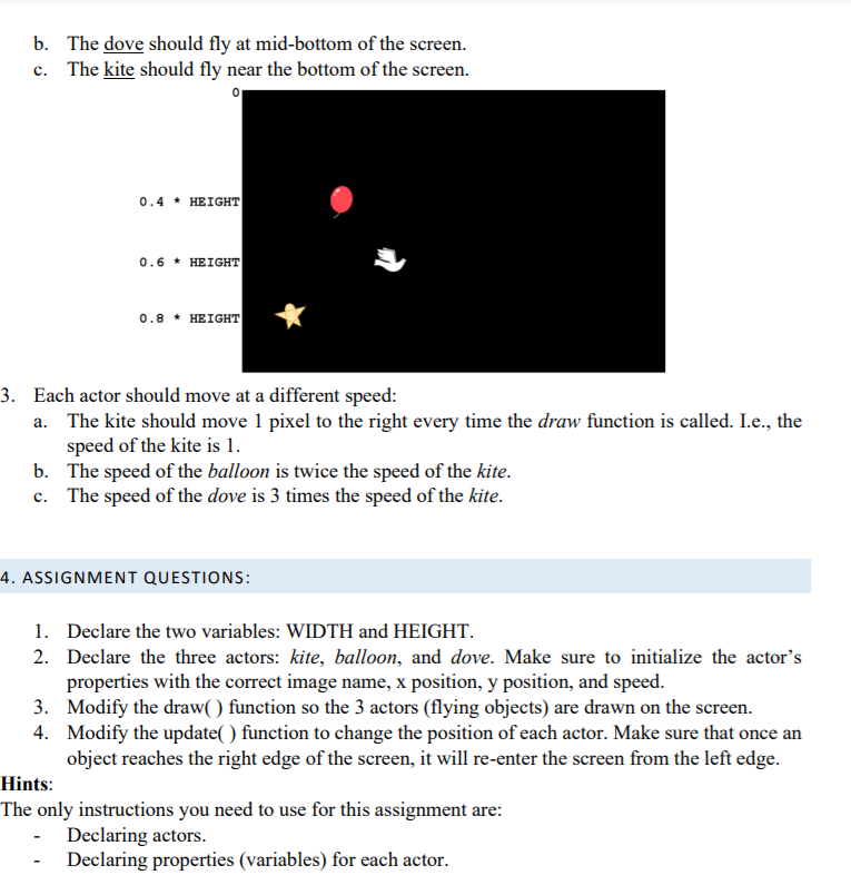 1. BRIEF INTRODUNCTION TO PYGAME ZERO: We are going | Chegg.com