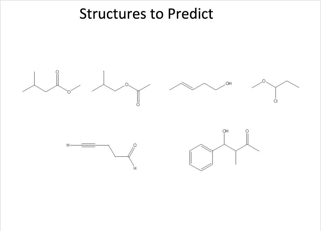 Solved NMR Problems Instructions For the following | Chegg.com