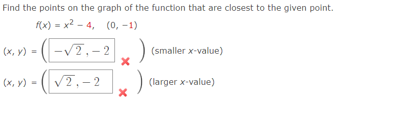 Solved Find the points on the graph of the function that are | Chegg.com