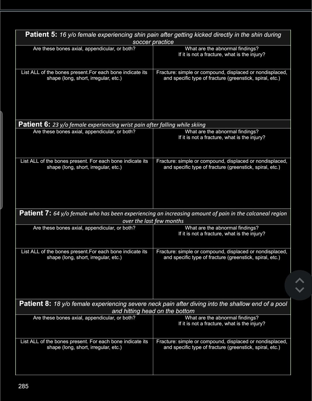 Help answer the questions using the xrays | Chegg.com
