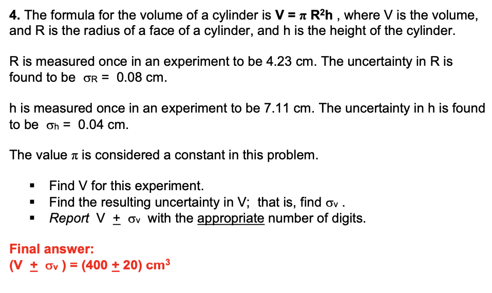 Solved 3. The volume of a spherical shell is given by the | Chegg.com