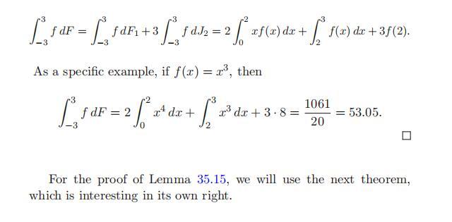 Solved 35.2 Calculate So x2 dF(x) for the function F in | Chegg.com