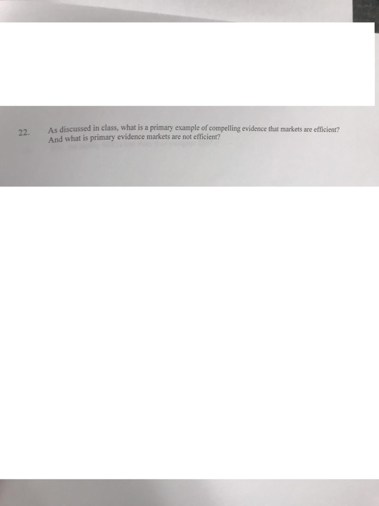 Solved As discussed in class, what is a primary example of | Chegg.com