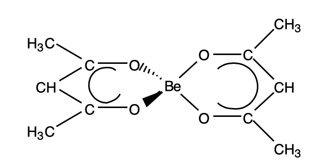 Solved What is the point group of Be(acac)2? Explain each | Chegg.com