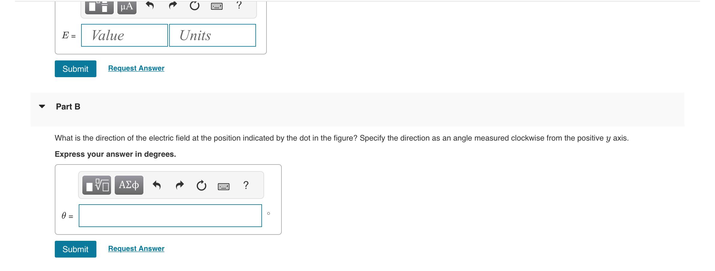 Solved Consider. Let r=5.0 cm. Part A What is the strength | Chegg.com