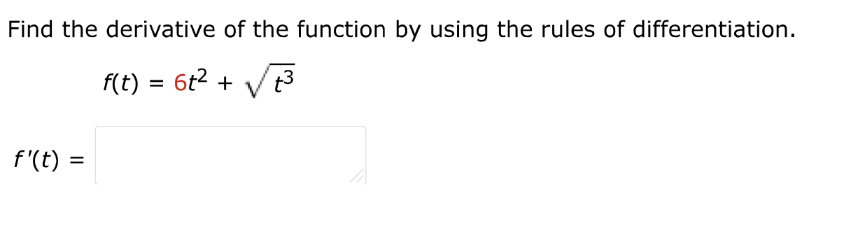 Solved Find the derivative of the function by using the | Chegg.com