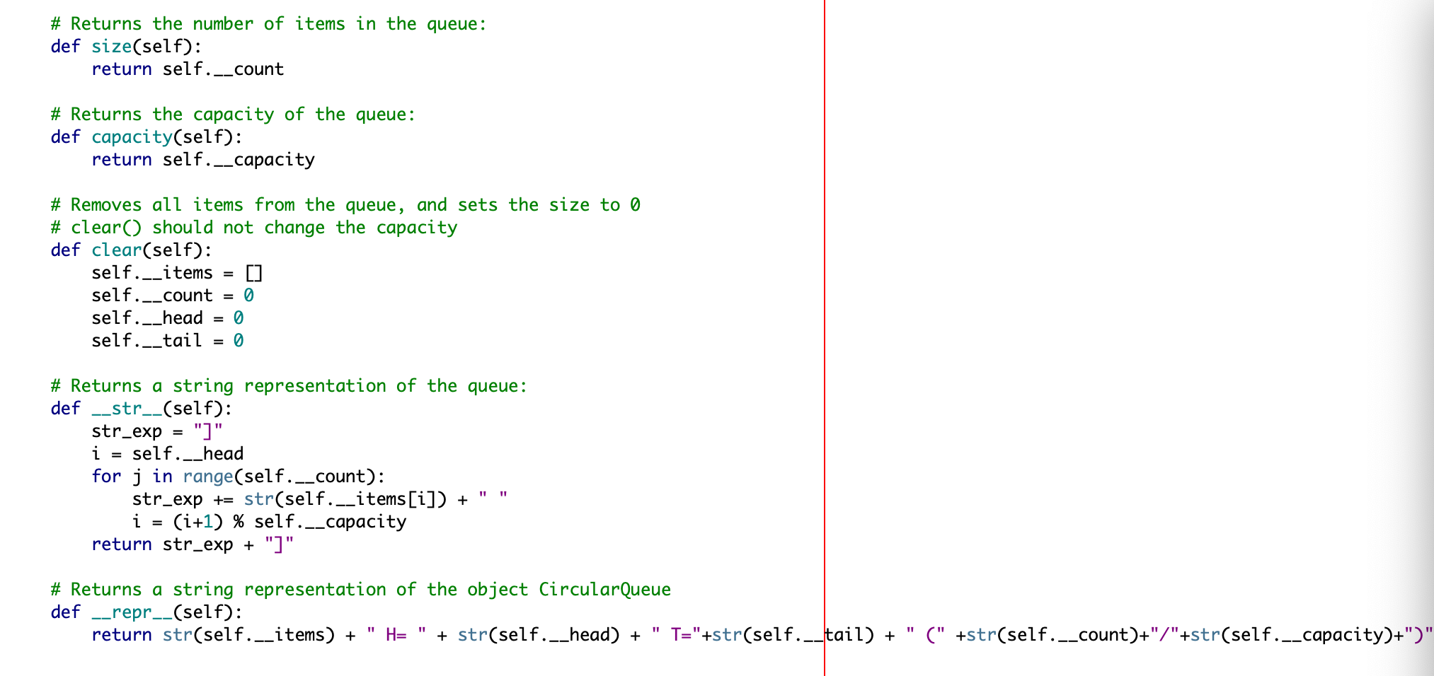 Exercise 1: Complete the Bounded and Circular Queue | Chegg.com