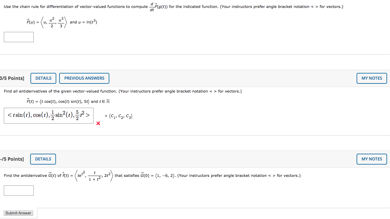Solved d Use the chain rule for differentiation of | Chegg.com