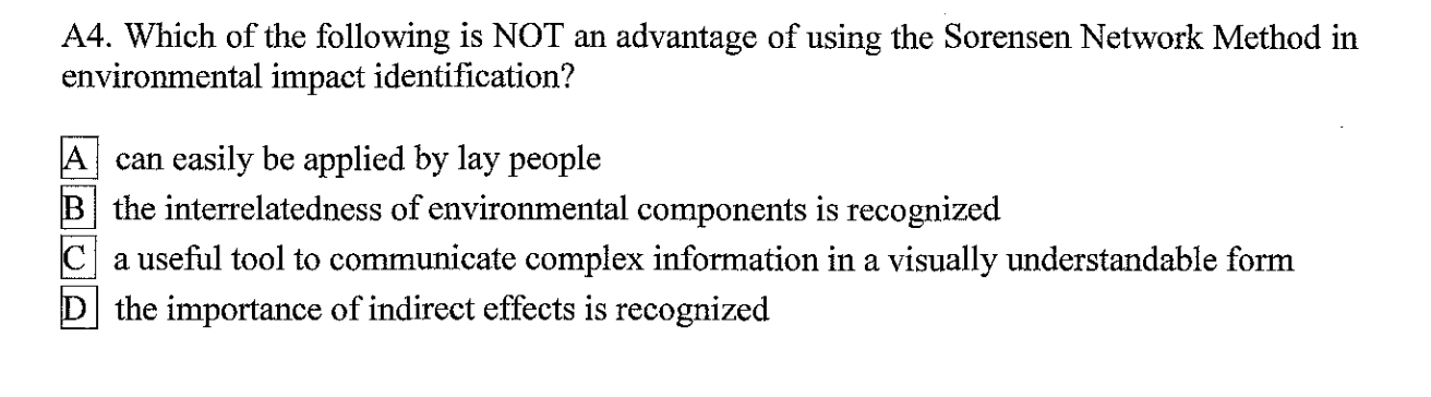 Solved A4. Which of the following is NOT an advantage of | Chegg.com