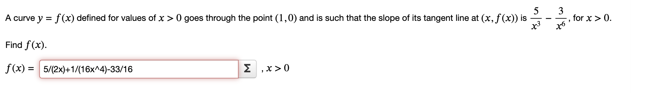 Solved Hint: Rewrite f(x) and use the general antiderivative | Chegg.com