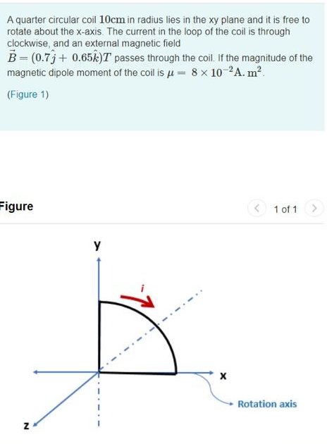 Solved a- What is the current through the coil? b- What is | Chegg.com