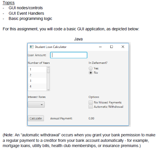 Solved Topics - GUI nodes/controls - GUI Event Handlers - | Chegg.com