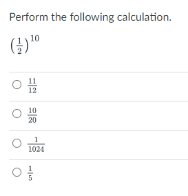 Solved Perform the following calculation. (3) 10 12 10 20 1 | Chegg.com