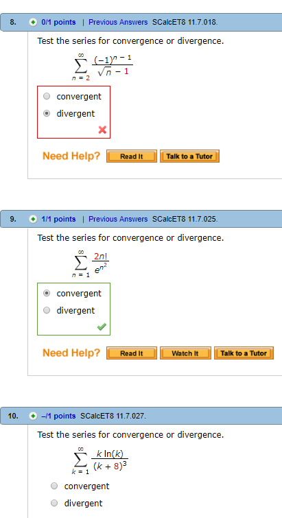Solved 8· 0/1 points ! Previous Answers SCalcET8 11.7.018. | Chegg.com