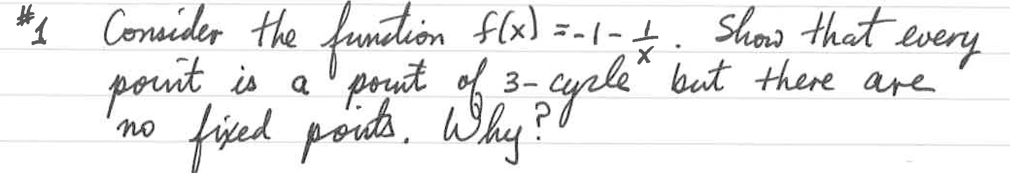 Solved This is a question from a Chaos theory and | Chegg.com
