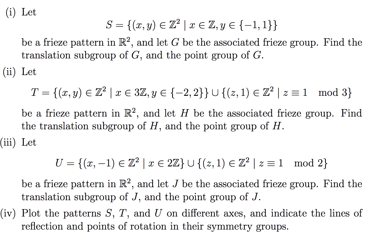 (i) Let S = {(x, y) E Z| X E Z, Y E{-1,1}} be a | Chegg.com (i) Let S = {(x, y) E Z| X E Z, Y E{-1,1}} be a | Chegg.com