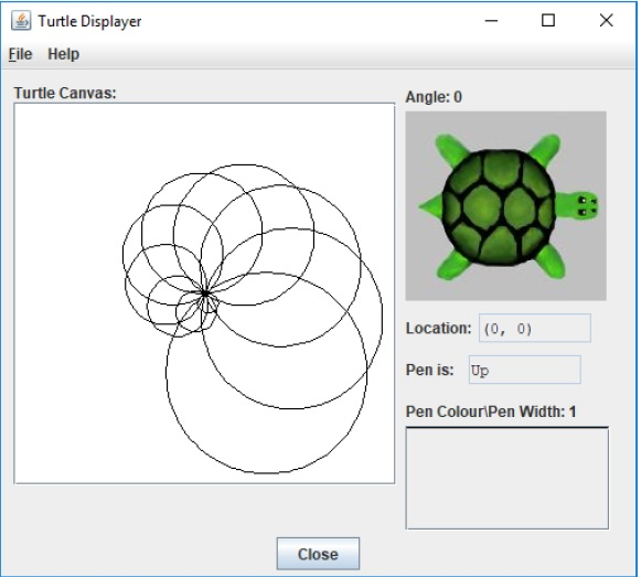 We use drjava and draw with turtle graphics. The | Chegg.com