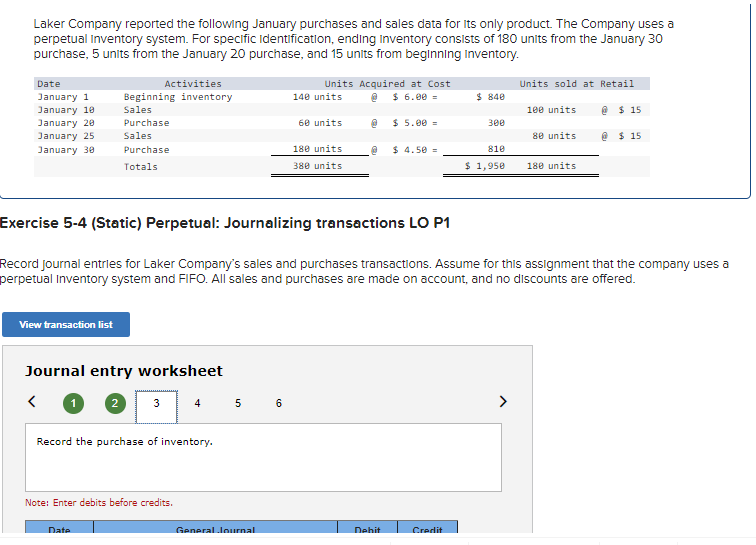 Solved Required information Use the following information | Chegg.com