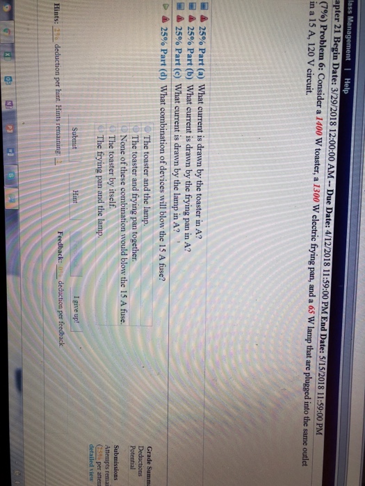 Solved Class Management Help Chapter 21 Begin Date: | Chegg.com