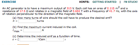 Solved EXERCISE HINTS: GETTING STARTED I rM STUCK! An AC | Chegg.com