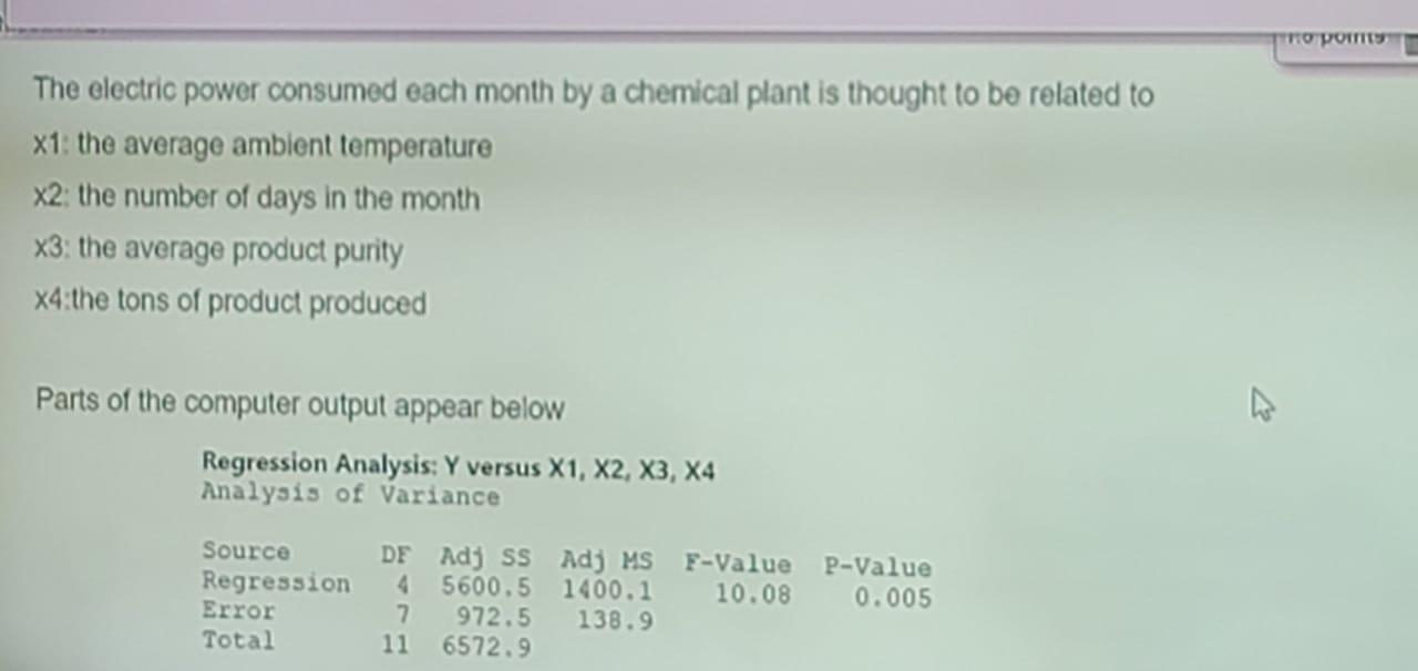 Solved Coefficients Term Coof SE Coef T-Value P-value | Chegg.com