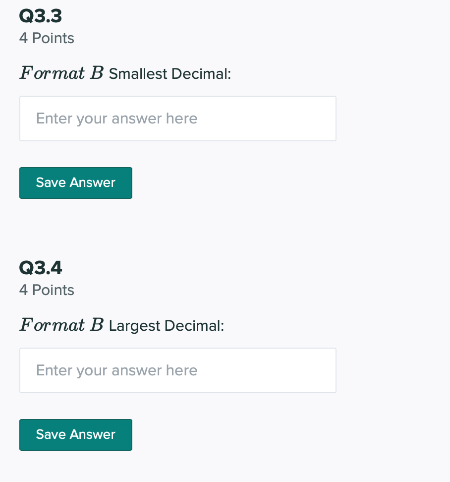Solved Consider the following two 16-bit floating-point | Chegg.com