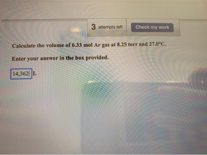 Solved 3 attempts left Check my work Calculate the volume of | Chegg.com