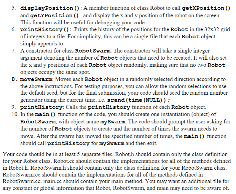 Solved In this lab we will be creating a C++ class, and an | Chegg.com