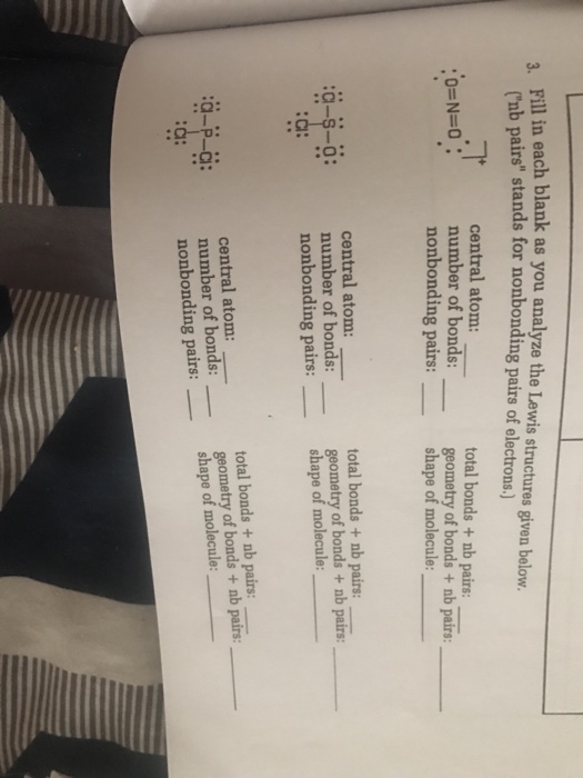 Solved Fill in each blank as you analyze the Lewis | Chegg.com